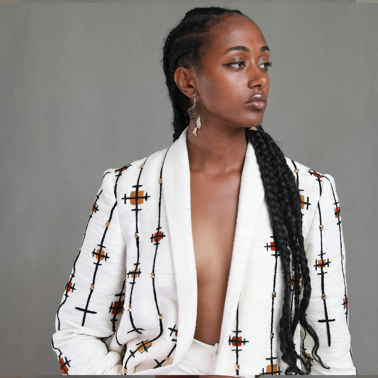 Handwoven Coat With Embroidery Habesha Libs, Ethiopian Culture – DAGMAWIT™